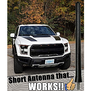 AntennaMastsRus - The Original 6 3/4 Inch Replacement Rubber Antenna Mast fits Toyota Tundra (2000-2020) Accessories - USA Stainless Steel Threading - Car Wash Proof - Internal Copper Coil