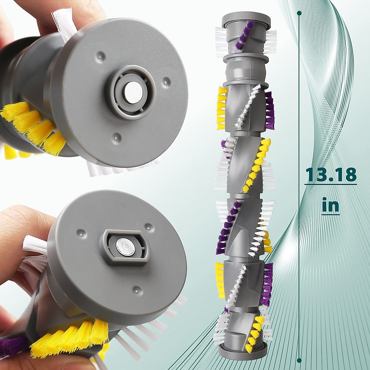FFsign 2252 Brush Roll & 2 Belts Replacement Compatible with Bissell Cleanview 2252 2254 2489 22543 24899 1327 1333 1813 1819 1820 Vacuum, for Part No.1604545 Roller Brush