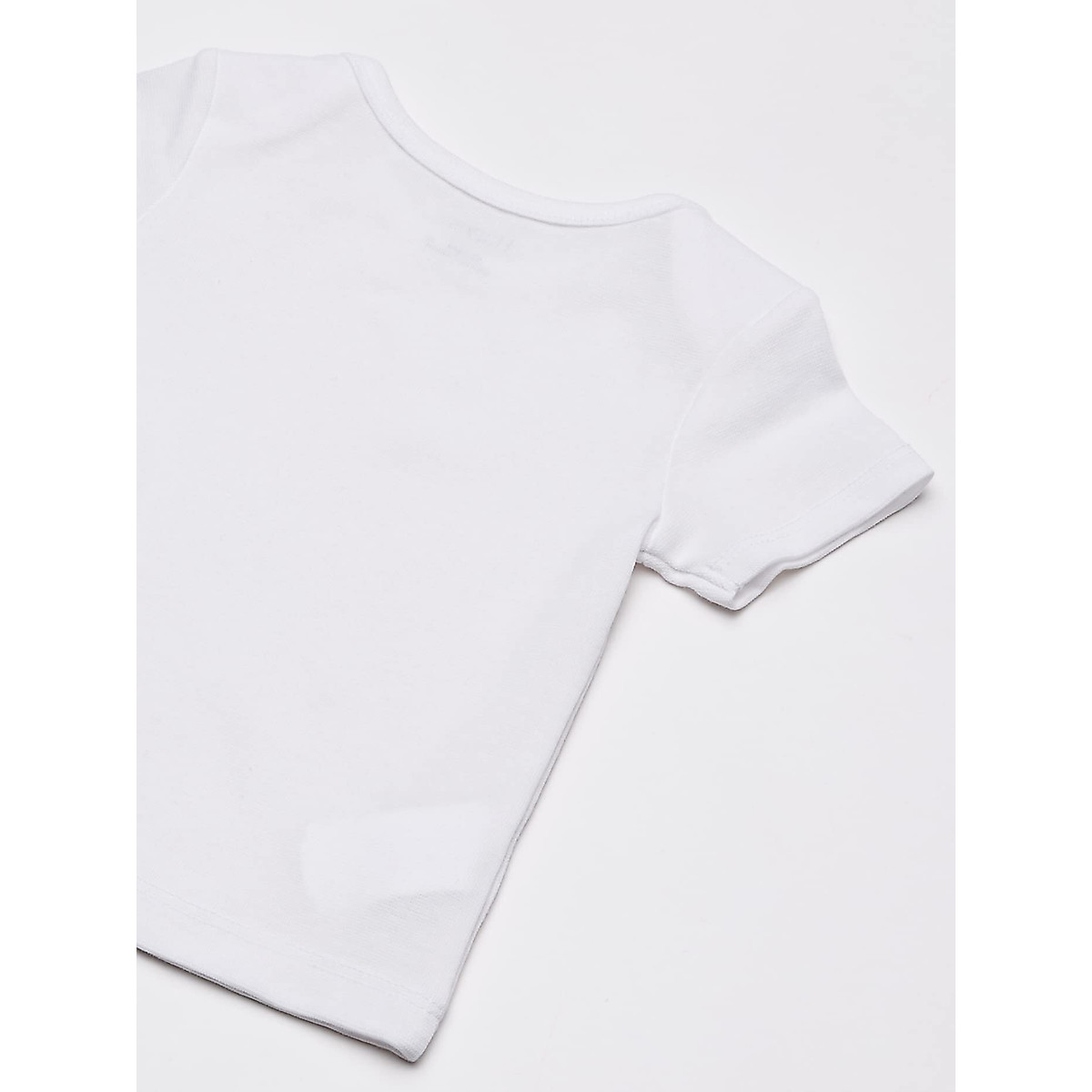 Hanes Baby T, Flexy Soft Stretch Shirt, Expandable Shoulder, 4-Pack, Diamond White, 18-24 Months