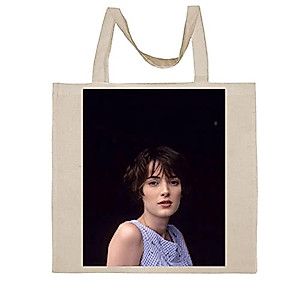 FC Carino Winona Ryder - A Nice Graphic Cotton Canvas Tote Bag FCA #FCAG419050