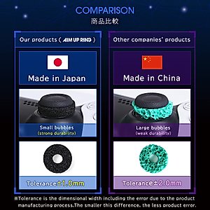 EVOgames Aim Up Ring Trial Set Made in Japan FPS Precise operability UP 3 types of hardness set PS5 PS4 Switch Xbox For PC controller
