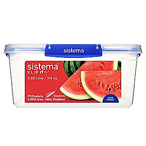 Sistema Klip It Container, 3.35 l, Transparent