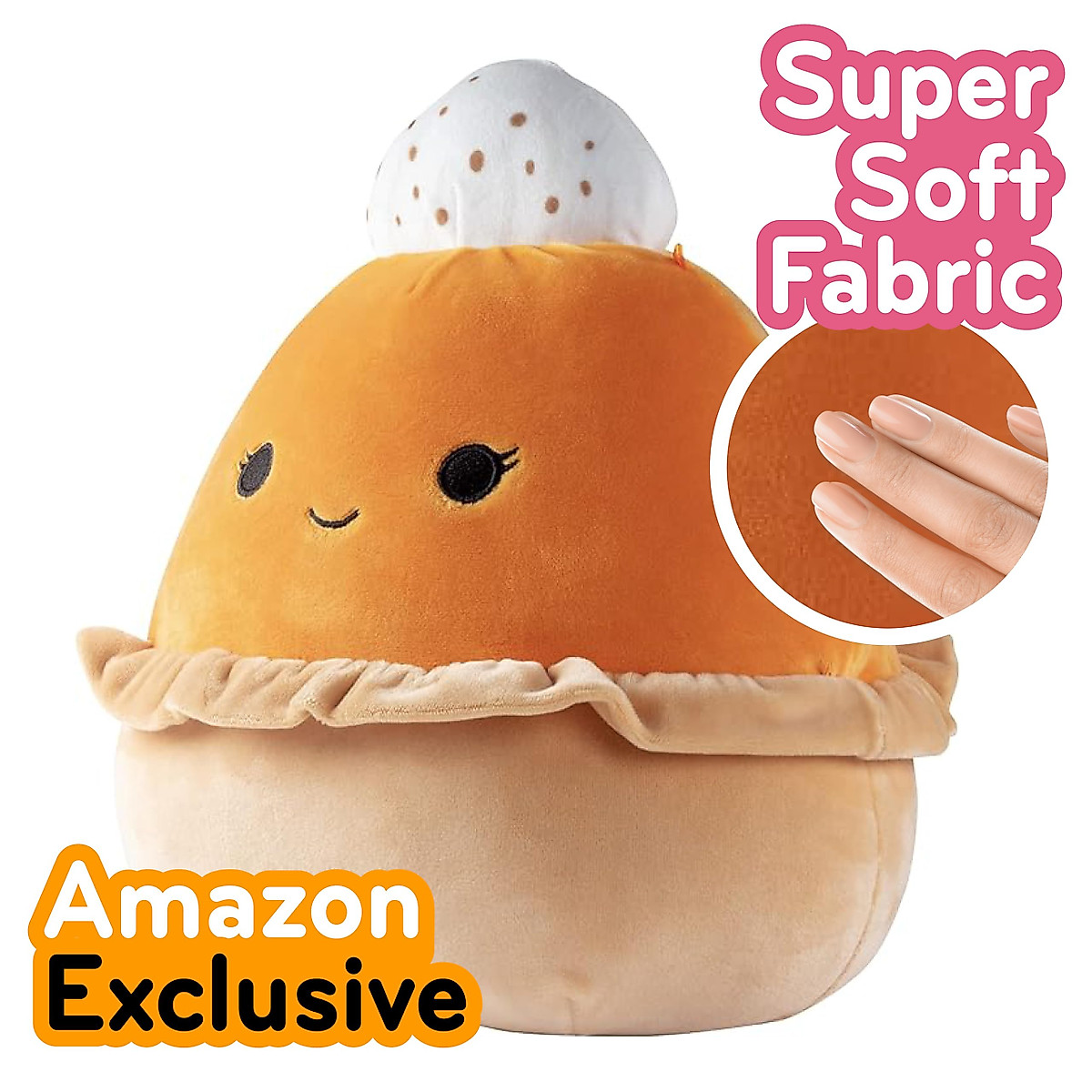 Squishmallows Original 10-Inch Torize The Easter Holiday Pie - Official Jazwares Plush - Collectible Soft & Squishy Dessert Food Stuffed Animal Toy - Gift for Kids, Girls & Boys