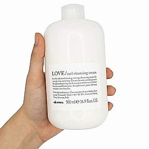 Davines LOVE Curl Cleansing Cream, All In One Shampoo and Conditioner, Soften and Hydrate Wavy And Curly Hair, 16.9 Fl. Oz