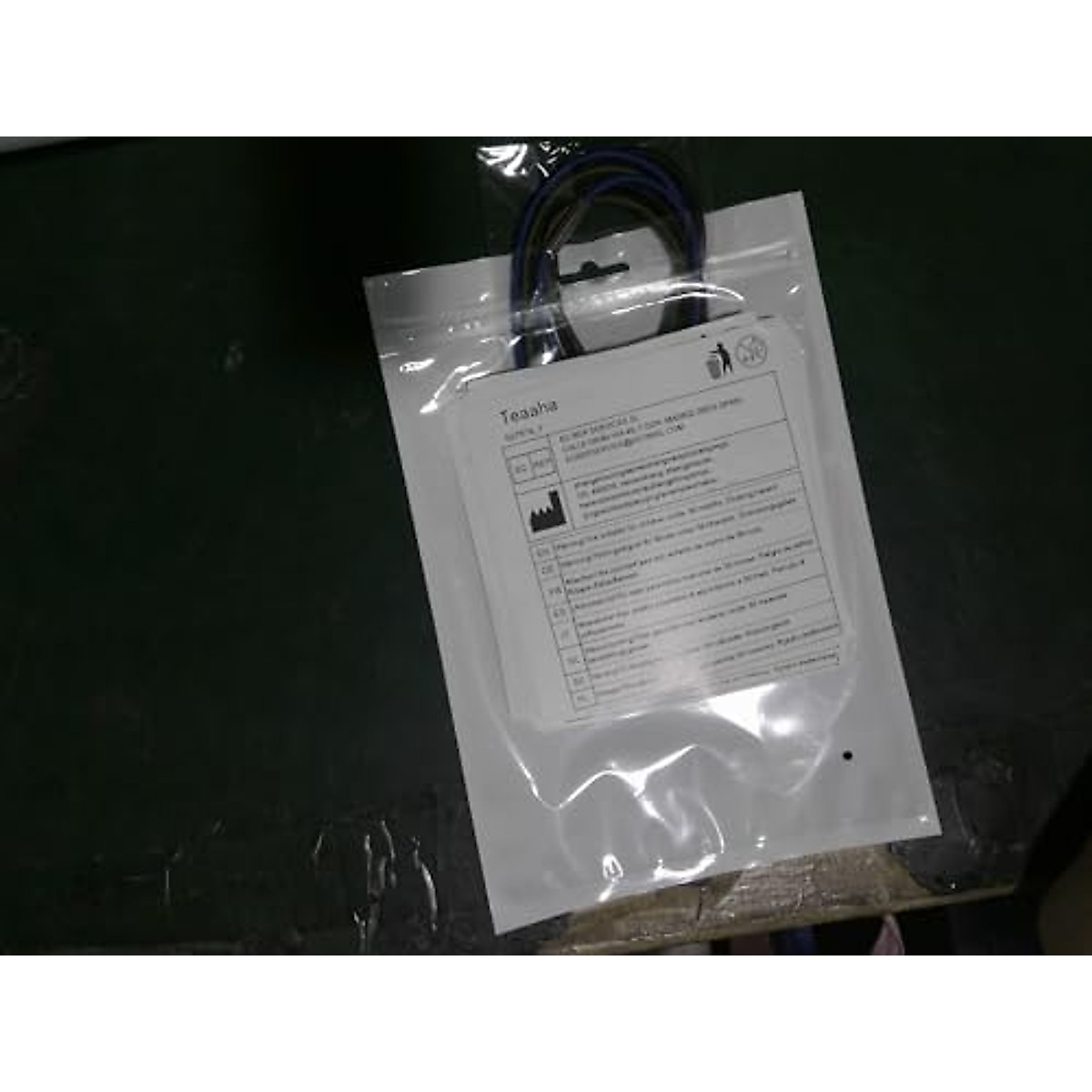 3 PCS Trash Can Rubber Bands, Trash Can Bands for 13 to 30 Gallon Trash Can Rubber Bands Set, Large Rubber Bands for Fixing and Tying Trash Cans in Kitchens, Bathrooms (Black, Blue, Green)