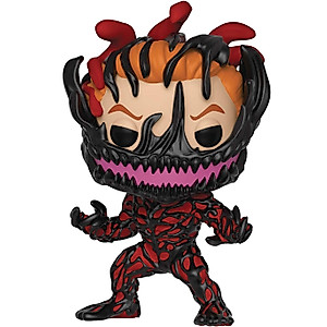 POP Marvel: Venom - Carnage Cletus Kasady Funko Pop! Vinyl Figure (Bundled with Compatible Pop Box Protector Case), Multicolored, 3.75 inches