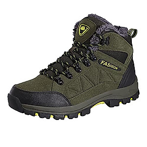 JUMESGU Warehouse Deals Today Men's Boots Hiking Boots for Men Casual Boots Mens Water-Resistant Chukka Boots Today
