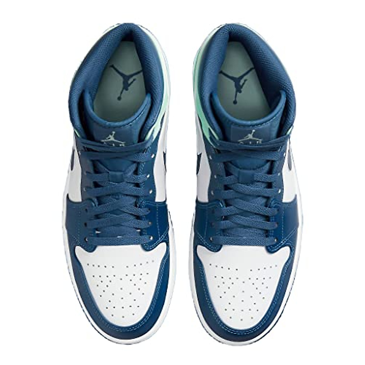 Jordan Mens Air 1 Mid 554724 413 Blue Mint - Size 10.5