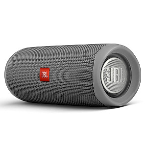 JBL FLIP 5 Waterproof Portable Bluetooth Speaker - Gray (Renewed)