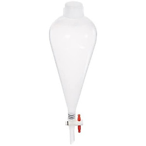 United Scientific 81202 Polypropylene Separatory Funnels, 250ml Capacity