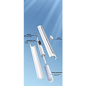 Suublg 3 in 1 Cleaning Pen for Bluetooth Earbuds and Charging Box, Multi-Function Portable Soft Cleaning Brush Pen Tools Fit Design for Camera Lens Phone in-Ear Headphones Case Compartment
