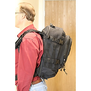 40L - 64 L Outdoor 3 Day Expandable Backpack for Gym Sport Hiking Camping Trekking Travel Military & Tactical,Bug Out Bag