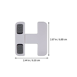 2pcs Safety Fridge Lock Adhesive Cabinet Locks Anti- Pinch Locks Lock