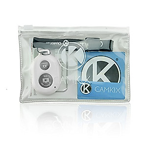 CamKix Camera Shutter Remote Control with Bluetooth Wireless Technology - Create Amazing Photos and Videos Hands-Free - Works with Most Smartphones and Tablets (iOS and Android)