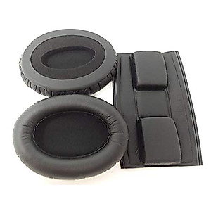 Sennheiser BUNDLE Genuine Replacement Ear Pads & Headband Cushions for Sennheiser HD280 HD280-Pro HD281 HMD280 HMD281 Headphones