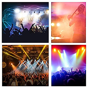 CO-Z LED Stage Lights DMX Light, 8 pcs 18x3W RGB Par Can Lights Package with DMX Controller Sound Activated Stage Effect Lighting for Party DJ Dance Church Wedding Home Uplighting