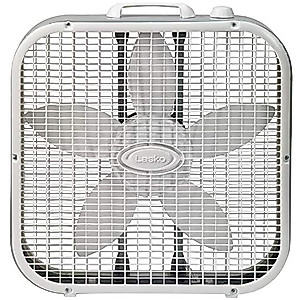 Lasko, White Air Circulating Box Fan 20 INCH