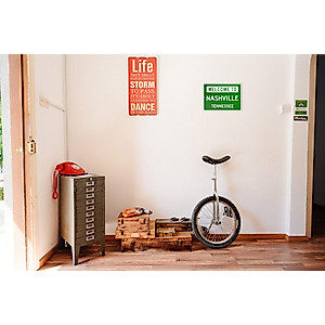 Nashville, Tennessee - Welcome to US City State Sign - Metal Street Sign, Man Cave Wall Decor, Personalized Idea, US City Welcome Sign - 10x14 inches