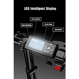 Upgrade Folding Electric Bicycle for Adults 400W 48V15Ah Build-in Lithium Large Battey Long Range 20 * 4.0" Fat Tire E-Bike All Terrien Mountain Snow Beach City Cruiser Electric Bike Engine Pro