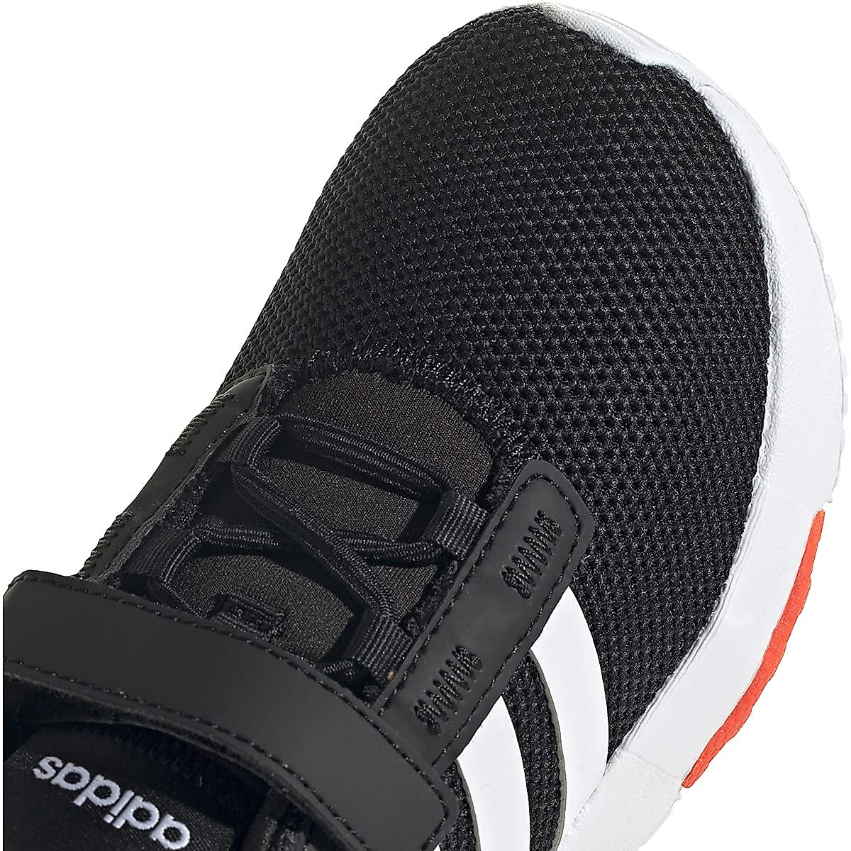 adidas Unisex-Child Racer TR21 Running Shoe, Black/White/Sonic Ink, 11 Little Kid