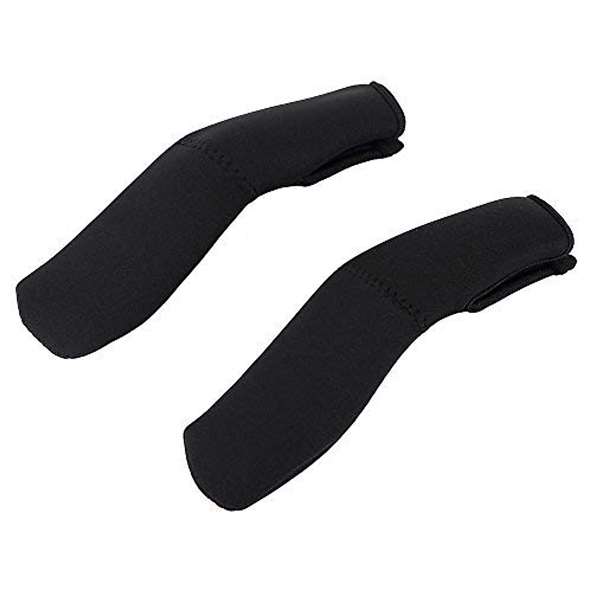 2Pcs/Pair Baby Stroller Armrest Cover, Removable Zipper Crossbar Elastic Dust-Proof Protector Sleeve for Pushchair Pram, Black