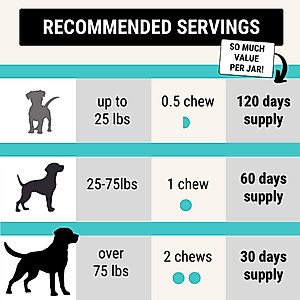 TRATEZ Multivitamin Supplement for Dogs, 60 Soft Chews with 25 Essential Vitamins and Nutrients, Advanced Formula for Premium Support of Skin and Coat, Hip and Joint Mobility and Improved Digestion