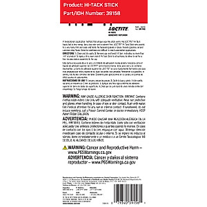 Loctite 534 Hi-Tack Gasket Dressing Glue Stick for Automotive: Anaerobic, High-Temp, Non-Corrosive | Purple, 19-Gram Stick (PN: 640807)
