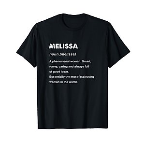 Melissa Name T-Shirt