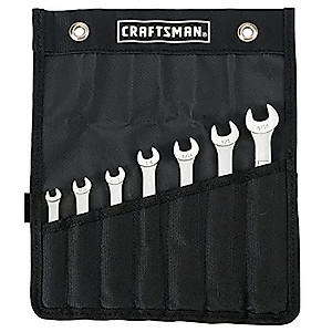 Craftsman SAE Wrench Set, 7-Piece, Includes Tool Pouch (CMMT21085)