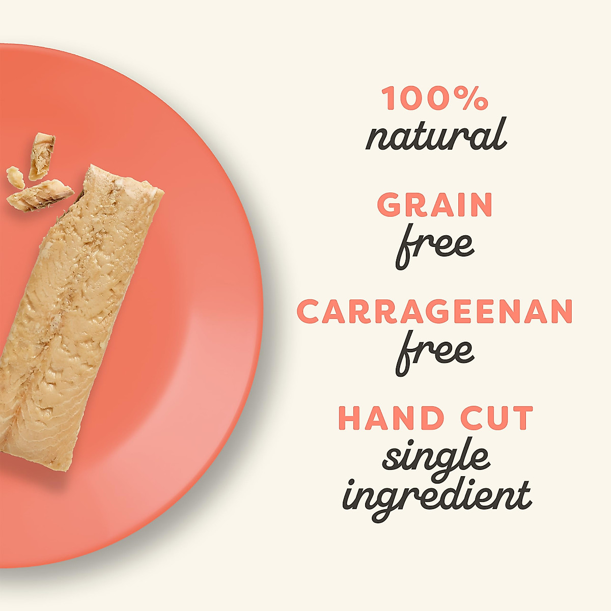 Applaws Natural Cat Treats, 12 Count, Grain Free Cat Treats, Single Ingredient Treats for Cats, Whole Salmon Loin, 12 x 1.06oz