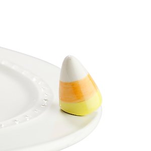 Nora Fleming Candy Corn Mini - Trick or Treat - Hand-Painted Ceramic Charm - A141