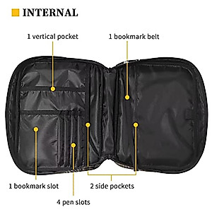 Tisuoting Women Men Bible Cover Case for Study Bible Hunting Camo Deer Flag Bible Cover with Handle Bible Carrying Bag with Pen Storage Book Bag Handbags