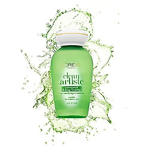 L'Oreal Paris Clean Artiste - Eye Makeup Remover - Waterproof & Long Wearing - Net Wt. 4.0 FL OZ (118 mL) Per Bottle - Pack of 2 Bottles