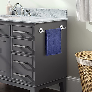 Towel Bar for Bathroom: 17 Inch Self Adhesive Bath Towel Bar - SUS304 Stainless Steel Towel Racks Wall Mounted - No Drill Shower Towel Holder for Bathroom, Kitchen, Cabinet