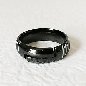 Anime Ring Adjustable Open Band for Men Women cosplay Black Color
