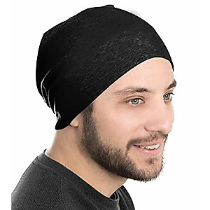 Tergy 12 Pieces Unisex Beanie Hats for Men Women Slouchy Beanie Hip-Hop Caps Lighweight Soft Skull Caps for Chemo Sleep (Polyester, Multicolor)