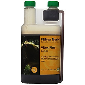 Hilton Herbs Vitex Plus Gold Herbal Cushing's Support for Horses, 2.1pt Bottle