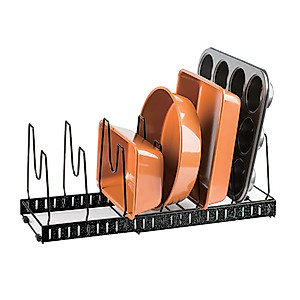 Culinary Edge Expandable Adjustable Dish Drainer Kitchen Storage Stainless Steel Rack (1 Pack)