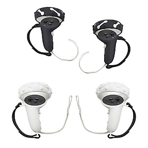 Damaila Protective Handle Cover for Oculus Quest 2 VR,Non-Slip and Drop-Proof Silicone Protective Cover,Shock Absorber