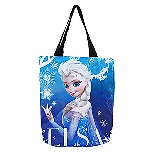 Disney Frozen Elsa Die Sublimation Large Shoulder Tote Bag