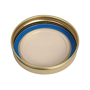 Superb Regular Mouth Mason Jar Canning Lids with Bands/Jar Rings – Made in the USA - 24 Lids and Bands