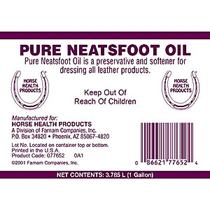 Horse Health Pure Neatsfoot Oil, 1 gallon