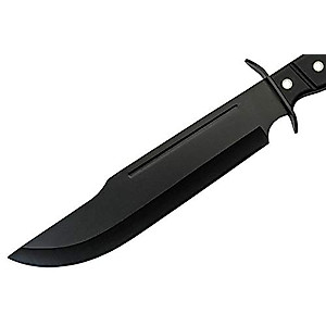 SZCO SUPPLIES 15"" Backyard Bowie Knife, black (211514-PL)