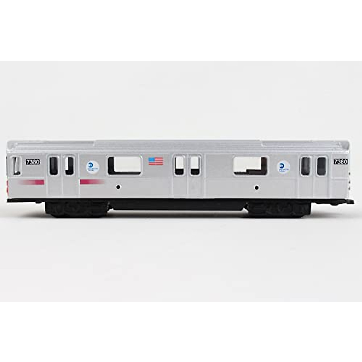 Daron MTA Diecast Subway Car Silver Medium