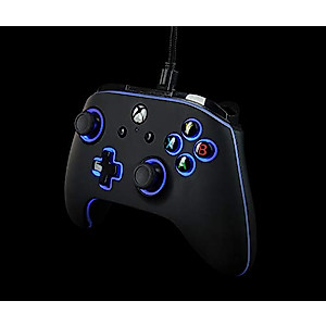 PowerA Spectra Enhanced Illuminated Wired Controller for Xbox One, gamepad, video game, gaming controller, works with Xbox Series X|S