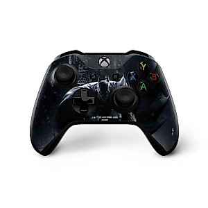 Skinit Decal Gaming Skin Compatible with Xbox One X Controller - Officially Licensed Warner Bros Batman Smoke Design