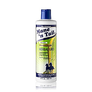 Mane 'n Tail: Herbal Gro Shampoo + Conditioner (12 oz Each), Olive Oil Complex That Helps Strengthens & Nourishes Hair