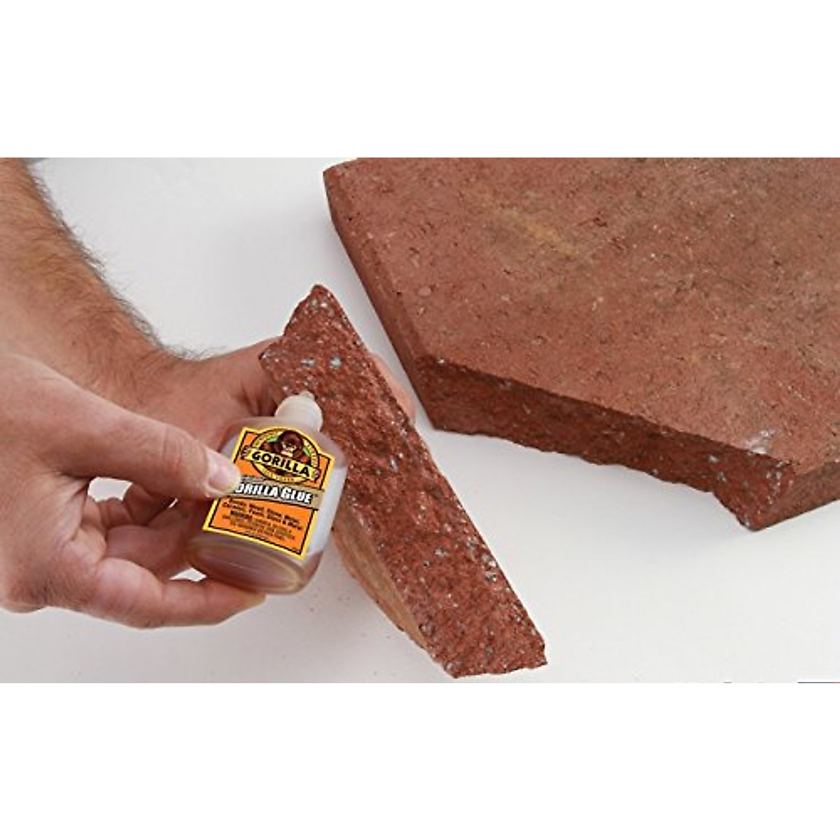 Gorilla Original Gorilla Glue, Waterproof Polyurethane Glue, 8 Ounce Bottle, Brown, (Pack of 1)