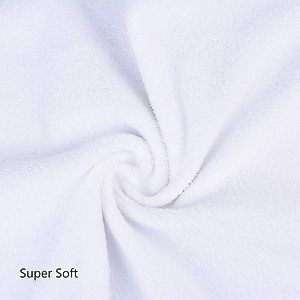 Microfiber Bath Towel Bath Sheets 2 Pack (32 x 71 Inch) Oversized Extra Large Super Absorbent Quick Fast Drying Soft Towels for Body Bathroom Travel (2, White)