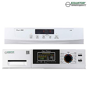 Equator 110V Laundry Centre 1.9 cf 1400RPM Washer+Vented 3.5cf Sensor/Refresh Dry